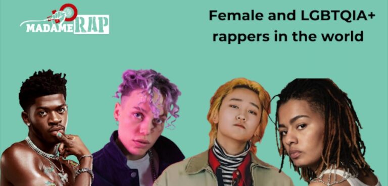 INFOGRAPHIC #2– Female and LGBTQIA+ rappers in the world - Madame Rap